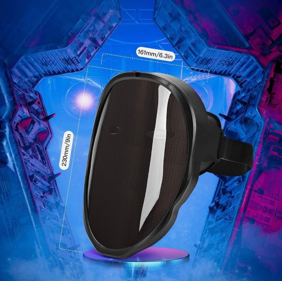 Smart LED Mask Programmable Face Transforming, BoywithUke Mask ...