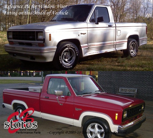In-Channel 2.0mm Visors Wind Rain Guard Ford Ranger 1988-1992 2pcs | eBay