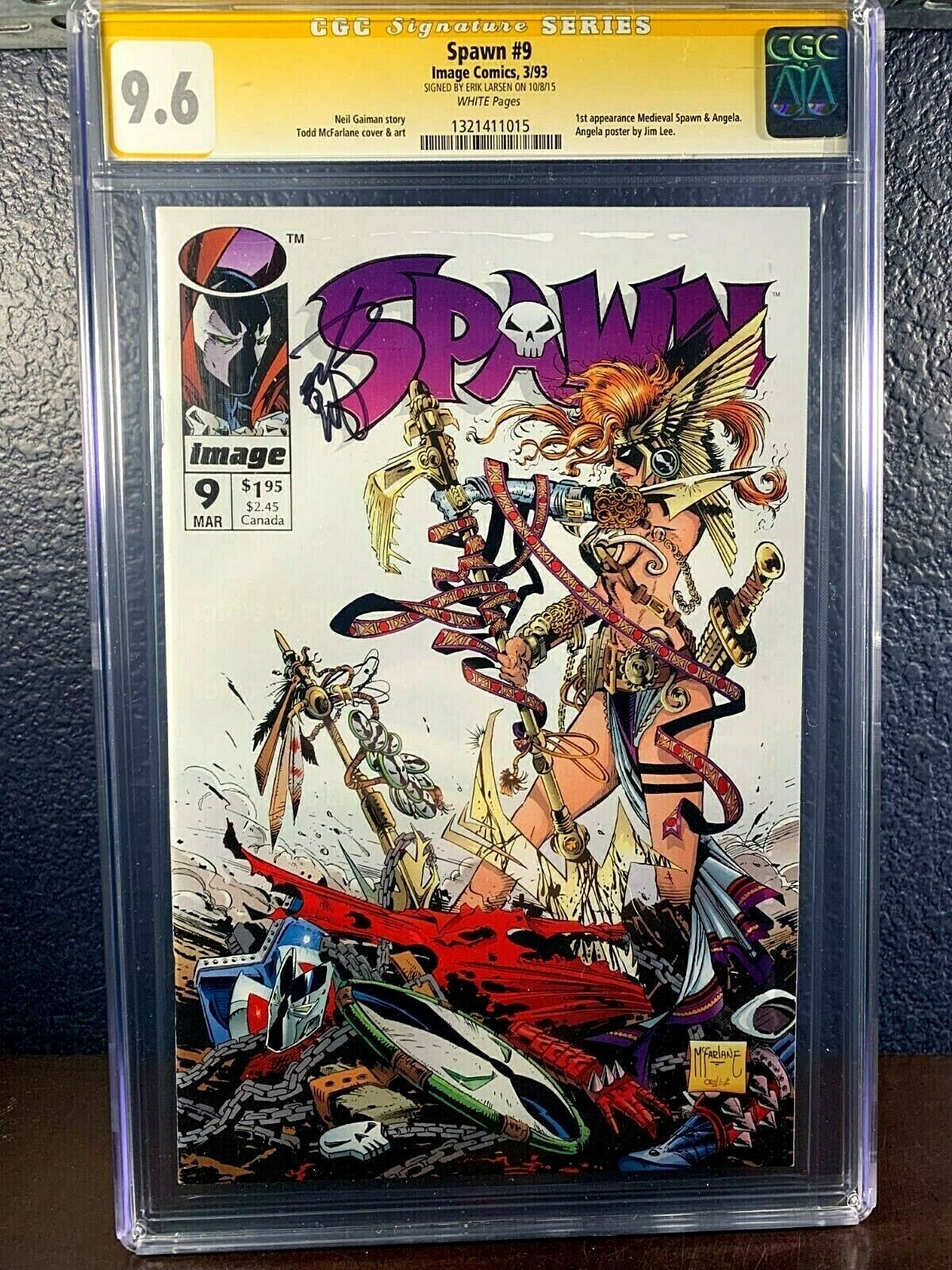 Image SPAWN 1st Appearance KING SPAWN 1 Signed McFarlane CGC 9.8 ss 2 3 ...
