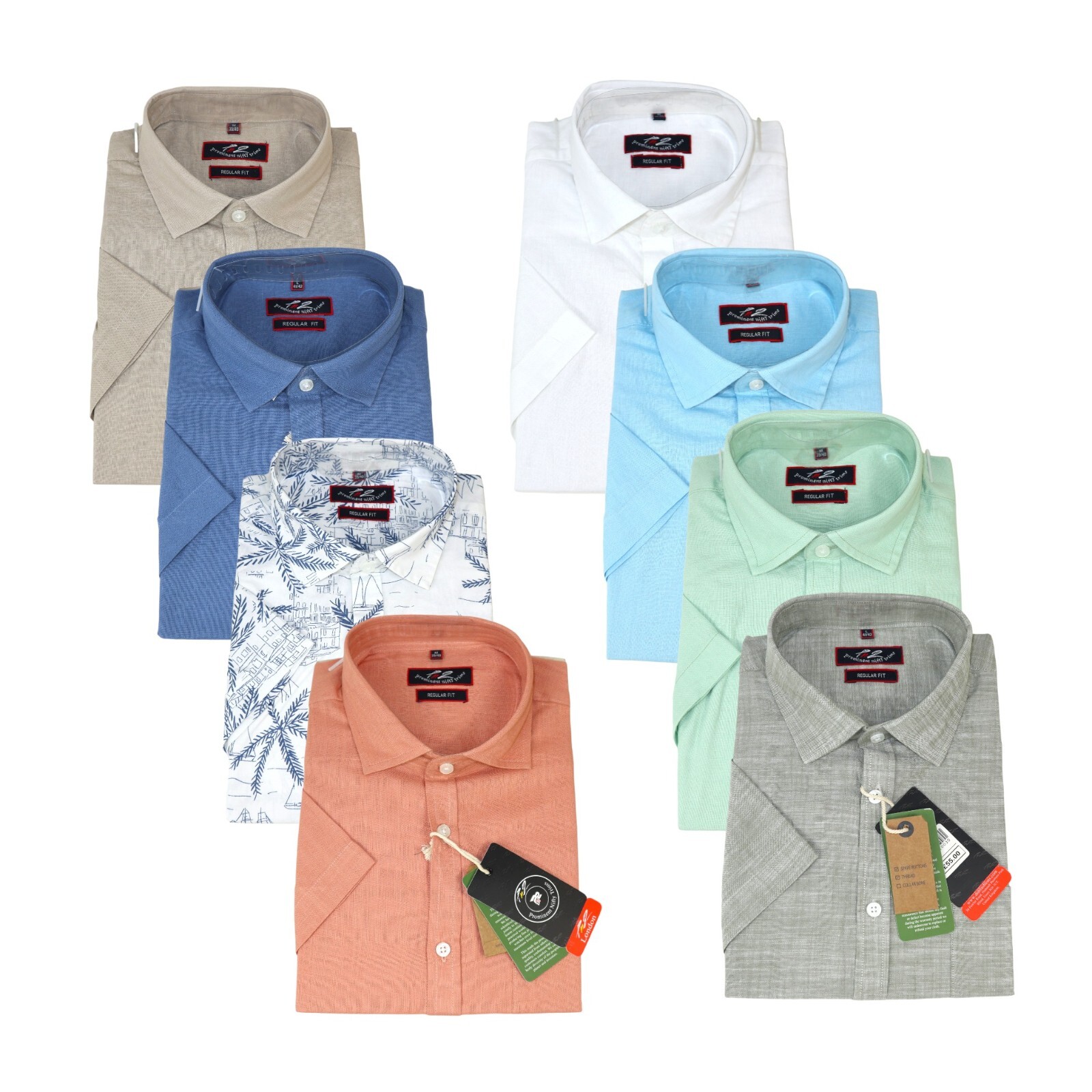 Men's SS Linen Cotton Summer Premium Exclusive Holiday Beach Casual ...