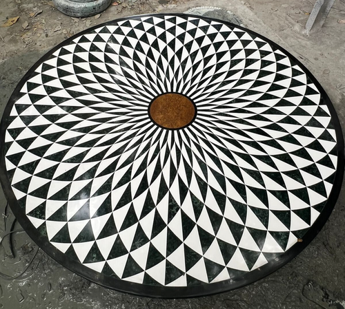 52 " Marmo Nero Centro Cucina Table Top Pietra Dura Inserto Lavoro ...