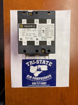 CONTACTOR SQUARE D, CLASS 8910, TYPE DPA73 | eBay
