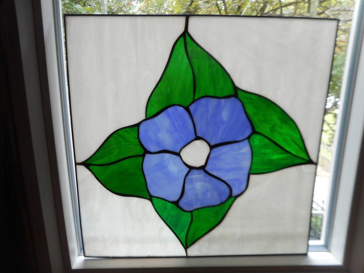 Simple Stained Glass Flower Patterns
