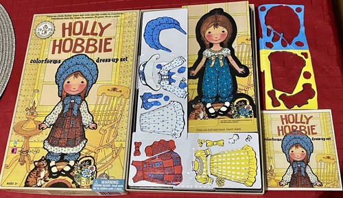 American Greetings Holly Hobbie Colorforms 42nd Anniversary Dress Up ...