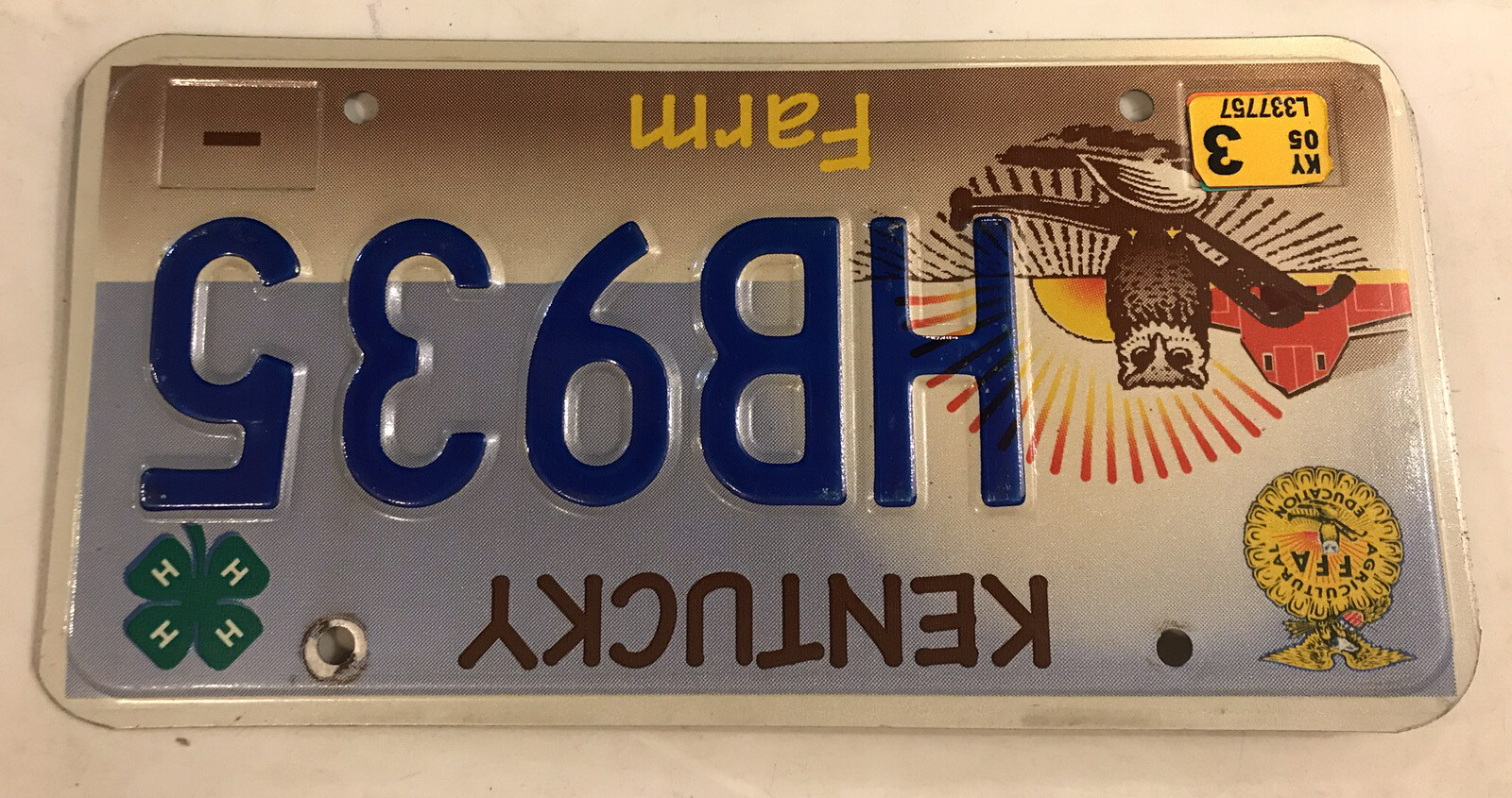 AGRICULTURE FARM license plate Farmer Rancher Cattleman Owl Fruit ...