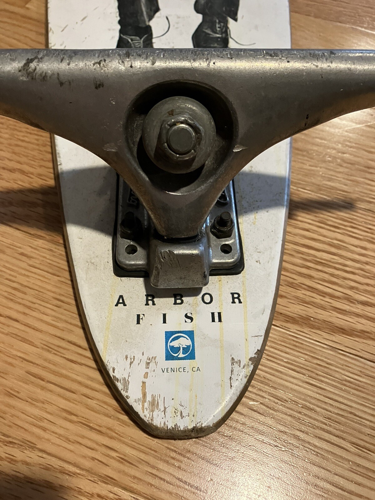 Arbor Fish Vintage Longboard 37" Skateboard Gull Wing Trucks. Venice CA ...