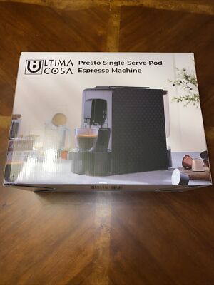 NEW! Ultima Cosa Presto Single Serve Pod Espresso Machine | eBay