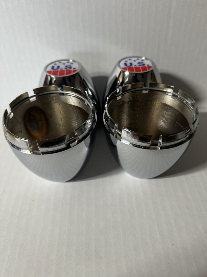 I KIT OF 4 US MAG WHEELS PLASTIC CENTER CAPS 3 1/4 OD | eBay
