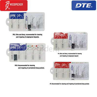 Woodpecker/DTE Original Dental Ultrasonic Piezo Scaler Perio Tips P1 P3 PD1 PD3 | eBay