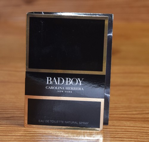 Carolina Herrera Bad Boy Eau de Toilette Sample Spray Mini Travel Men ...