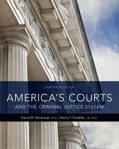 David Neubauer Henry America's Courts and the Criminal Justi (Copertina ...