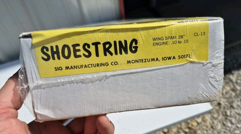 SIG CL-13 Goodyear Racer Shoestring Model Airplane Kit New In Box ...