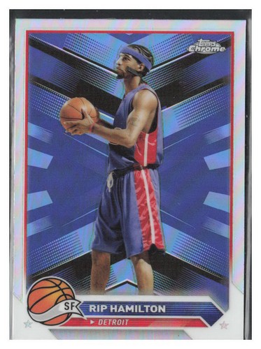 2024 Topps Chrome Basketball #109 Rip Hamilton Silver Refractor | eBay