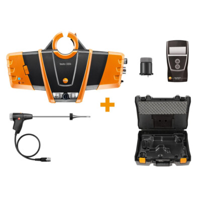 Testo 330i-LX-KIT1 Combustion Analyzer Kit #1 with Probe/Probe Mount | eBay