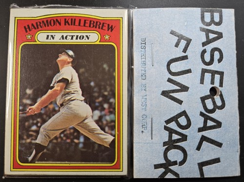 1972 Topps West Corp Fun Pack. Harmon Killebrew IA on Front. Ships Free ...