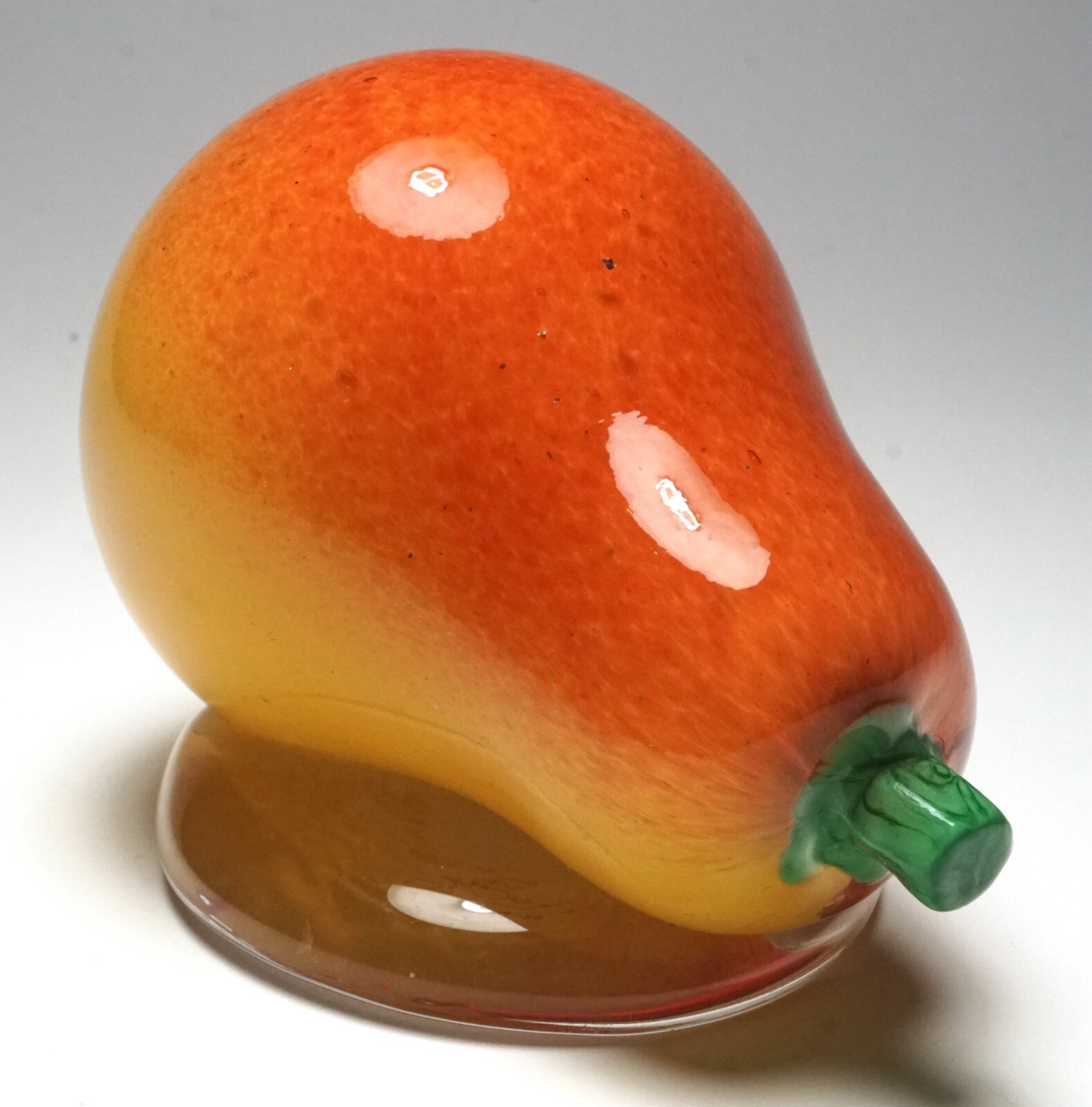 Large Murano Pear Paperweight | eBay