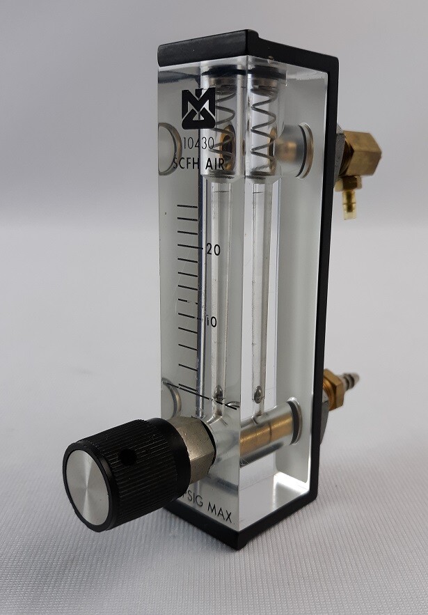 Matheson 10430 SCFH Air Flowmeter (0-26l/min 100psi Pt1/8) 2x for sale ...