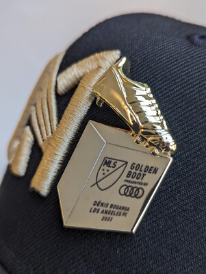 LAFC PIN MLS GOLDEN BOOT TROPHY DENNIS BOUANGA 99 VEST JACKET SHIRT HAT ...