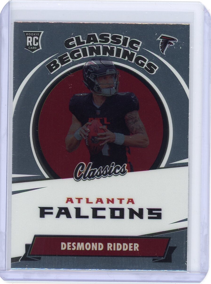 2022 CLASSICS RC DESMOND RIDDER CLASSIC BEGINNINGS CHROME #CB-2 FALCONS ...