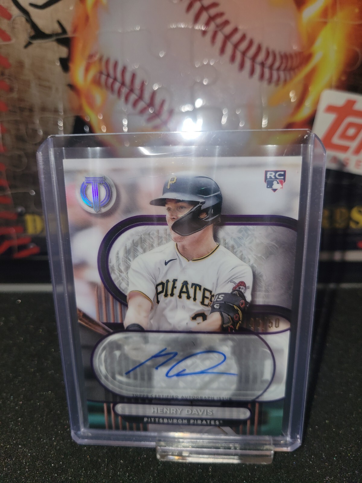 2024 Topps Tribute HENRY DAVIS Rookie Purple Autograph #/50 RC Auto | eBay