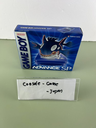 NEW Pokemon Center Kyogre Game Boy Advance SP System Console Sealed ...