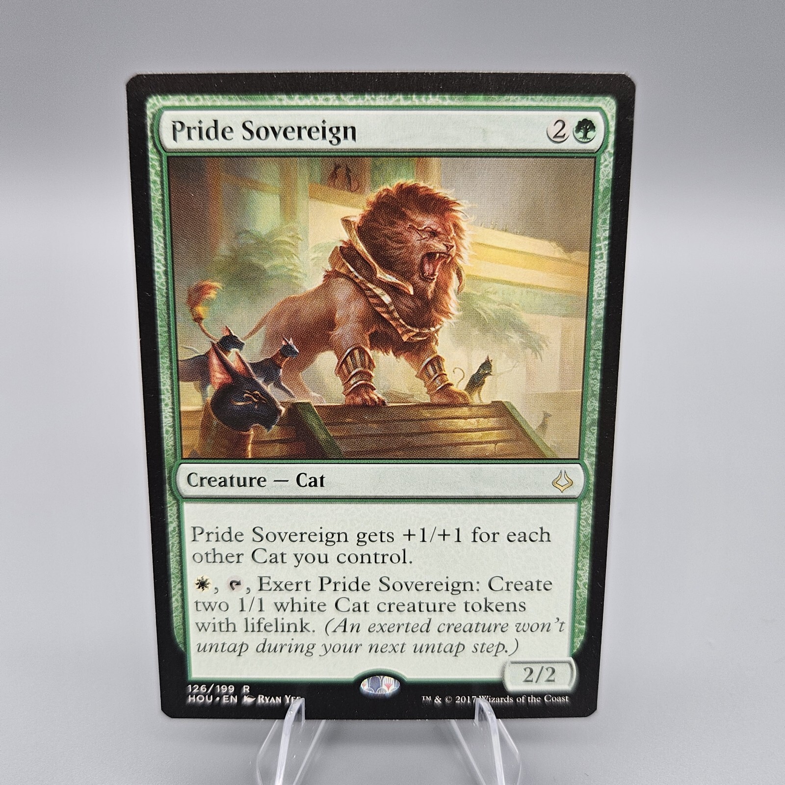 MTG Magic the Gathering 126 Pride Sovereign Hour of Devastation Rare NM ...