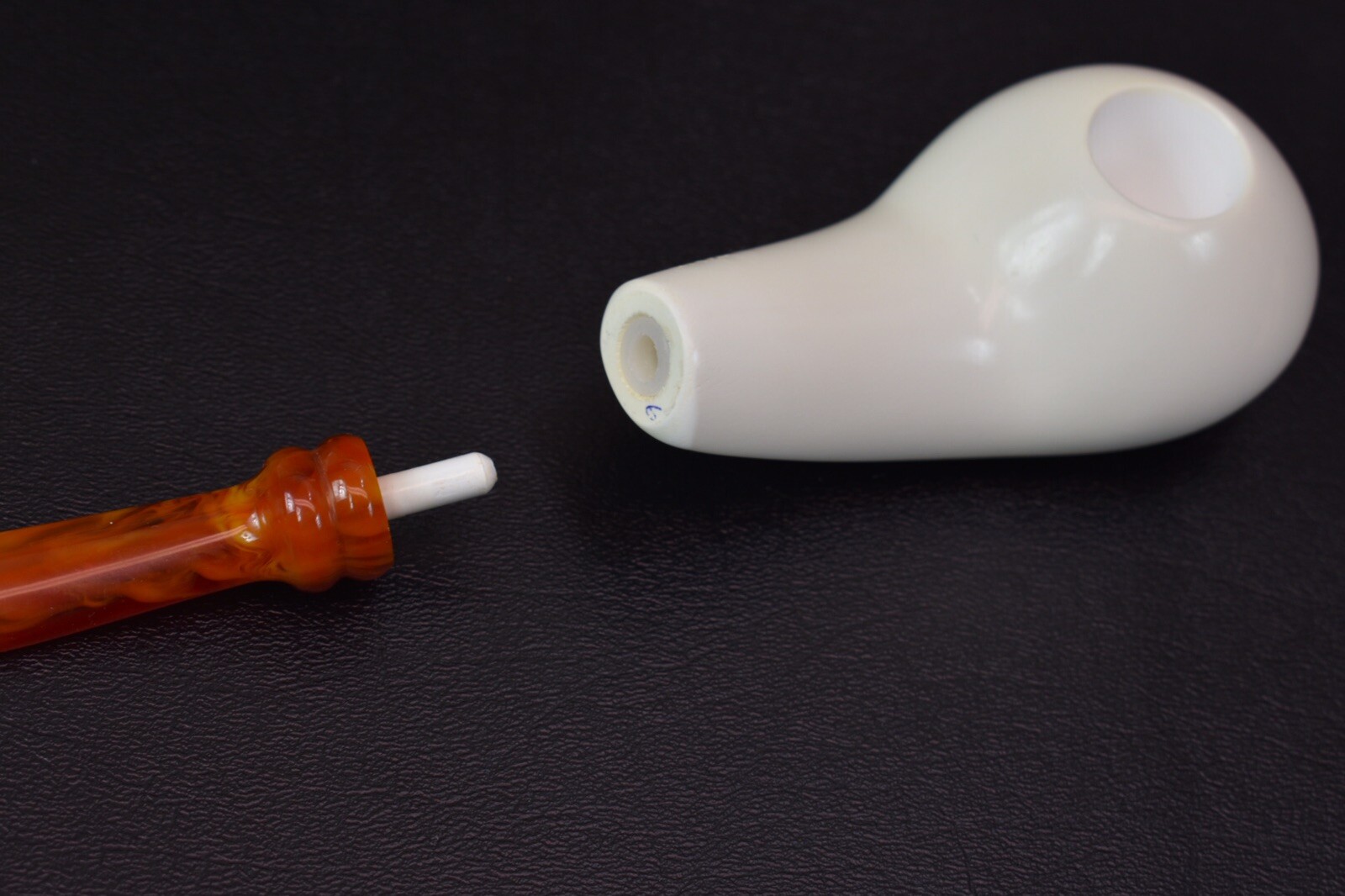 Tekin Smooth Whale Pipe BLOCK MEERSCHAUM-NEW-HAND CARVED W Case#86 | eBay