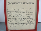 SOOVIA JANIS JACQUE PATI CHICKEN IN BREAD PAN KITCHEN ART RECIPE SIGNED ...