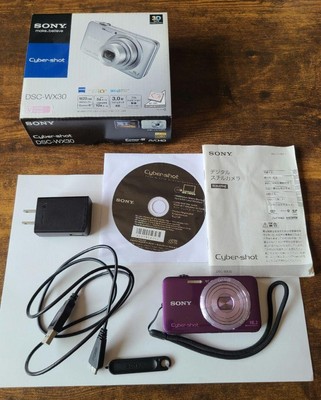 Sony Cyber-shot DSC-WX30 Purple Digital Camera From Japan | eBay