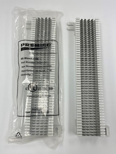 Premier 66M1-50 Block 66 Punch Down Block New | eBay