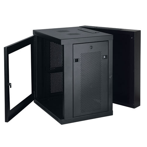 Tripp Lite 19-Inch 12U Wall Rack Enclosure Server Cabinet Hinged ...