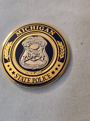 Michigan State Police Trooper Challenge Coin | eBay