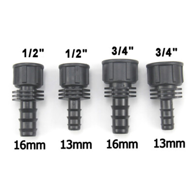 Hosetail Connector Fitting Barbed Female Threaded Plastic Pond Hose ...