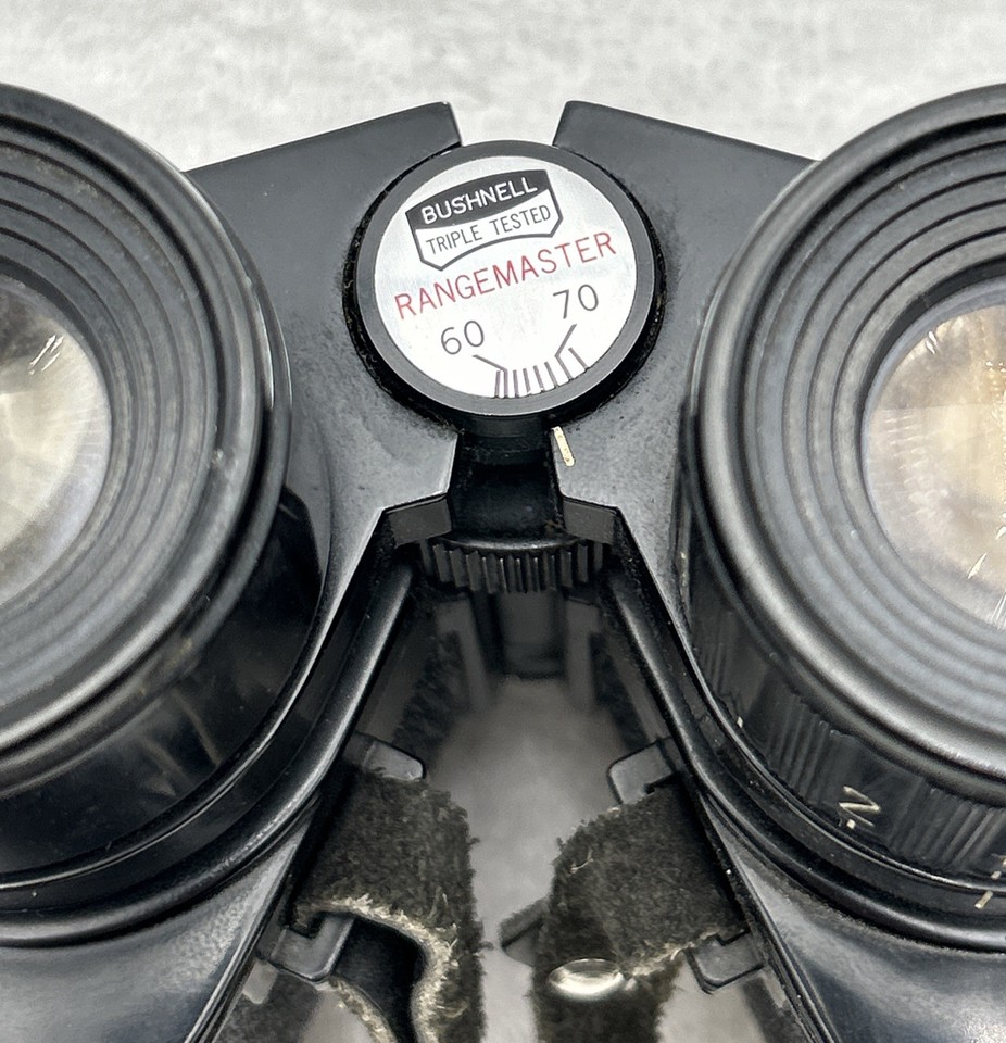 VINTAGE BUSHNELL RANGEMASTER BINOCULARS, AS IS FOR PARTS SEE ...