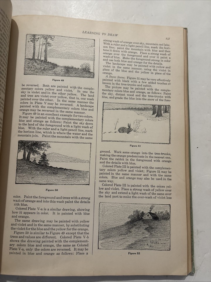 1929 Edition-The JUNIOR INSTRUCTOR BOOKS Volumes 1 & 2 Embossed Covers ...