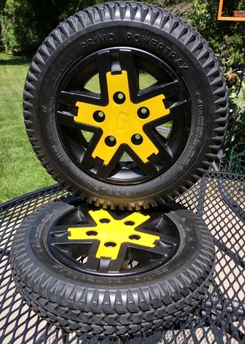 Quantum 4Front Power Wheelchair Drive Wheels Edge 2.0 3 Flat Free Black ...