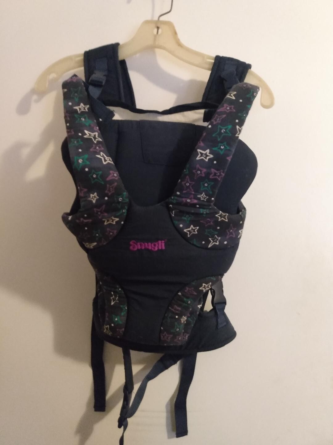 Snugli Baby Carrier Double Comfort Vintage Blue Stars Fabric | eBay