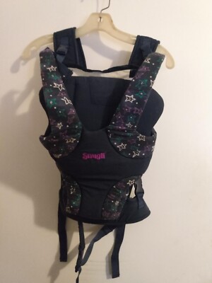 Snugli Baby Carrier Double Comfort Vintage Blue Stars Fabric | eBay