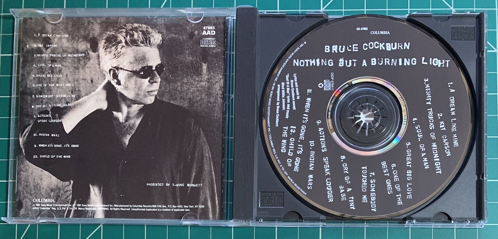 Bruce Cockburn Nothing But A Burning Light Audio CD Very Clean Disc ...