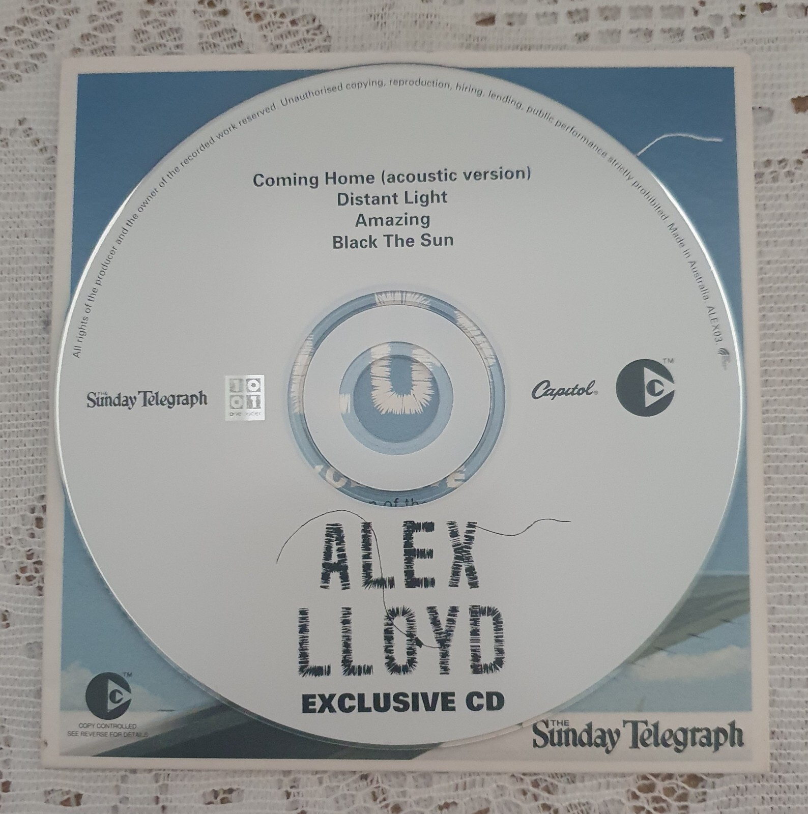 Alex Lloyd Exclusive CD | eBay