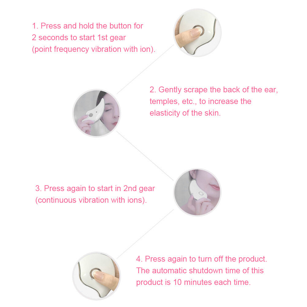 Microcurrent Vibration Ion Import Instrument Skin Tightening Anti ...