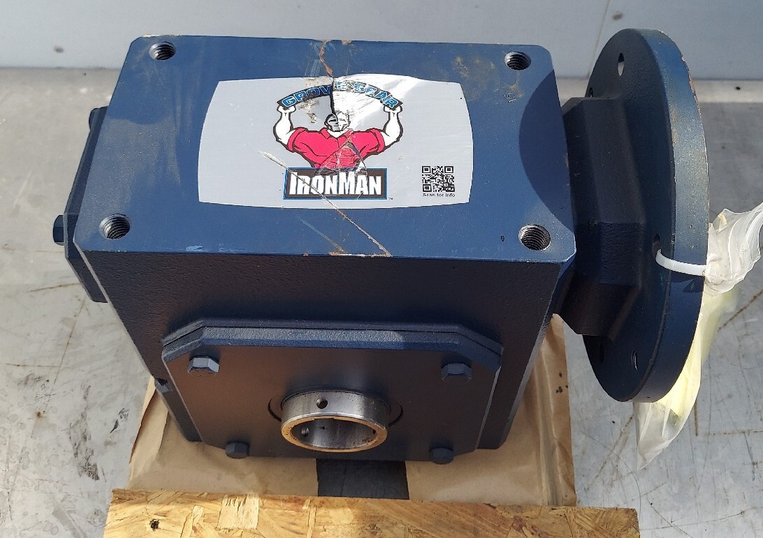 Grove Gear Ironman GR-HMQ-842-15-H1-210-35 15"1 Ratio Worm Gear Reducer ...