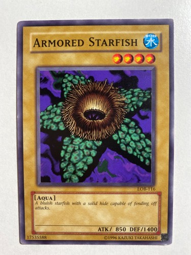 YU-GI-OH! ARMORED STARFISH LOB-116 (1996) NM CARD | eBay