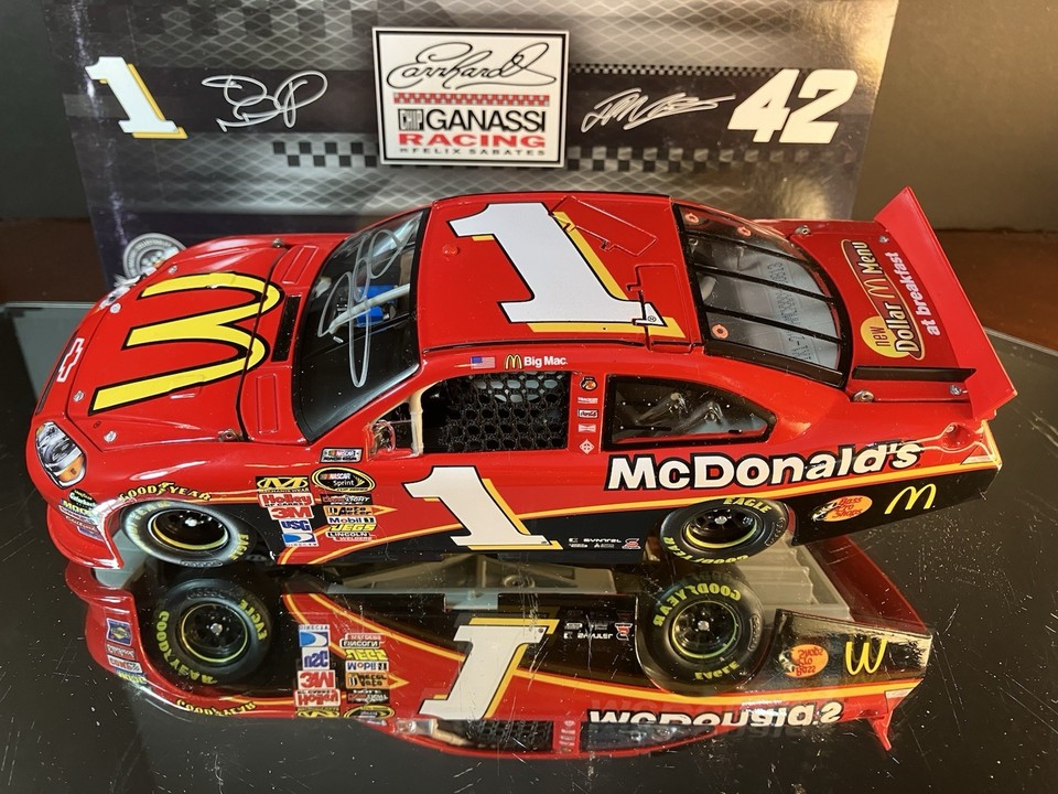 Jamie McMurray #1 McDonald's Autographed 2011 Chevrolet Impala 1:24 ...