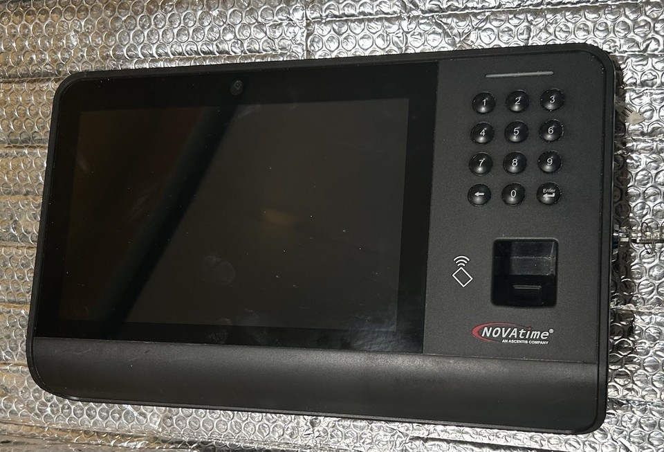 NOVAtime NT8000B-Badge or Pin - Time Clock With key. | eBay