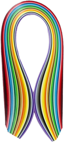 Multicolor Quilling Paper Strips Set-36Colors 180Pcs- Length21Inch ...