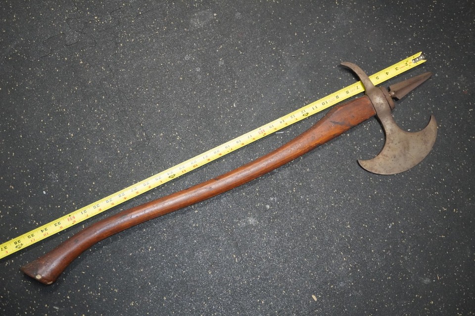 Antique 1800s Fireman Pike Axe Viking Style | eBay