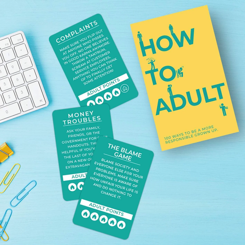Adulting 101 - How to Adult Flash Cards 5056004331768 | eBay