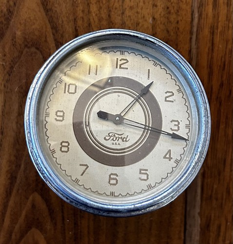 Vintage Original 1937 Ford Glove Box Clock | eBay