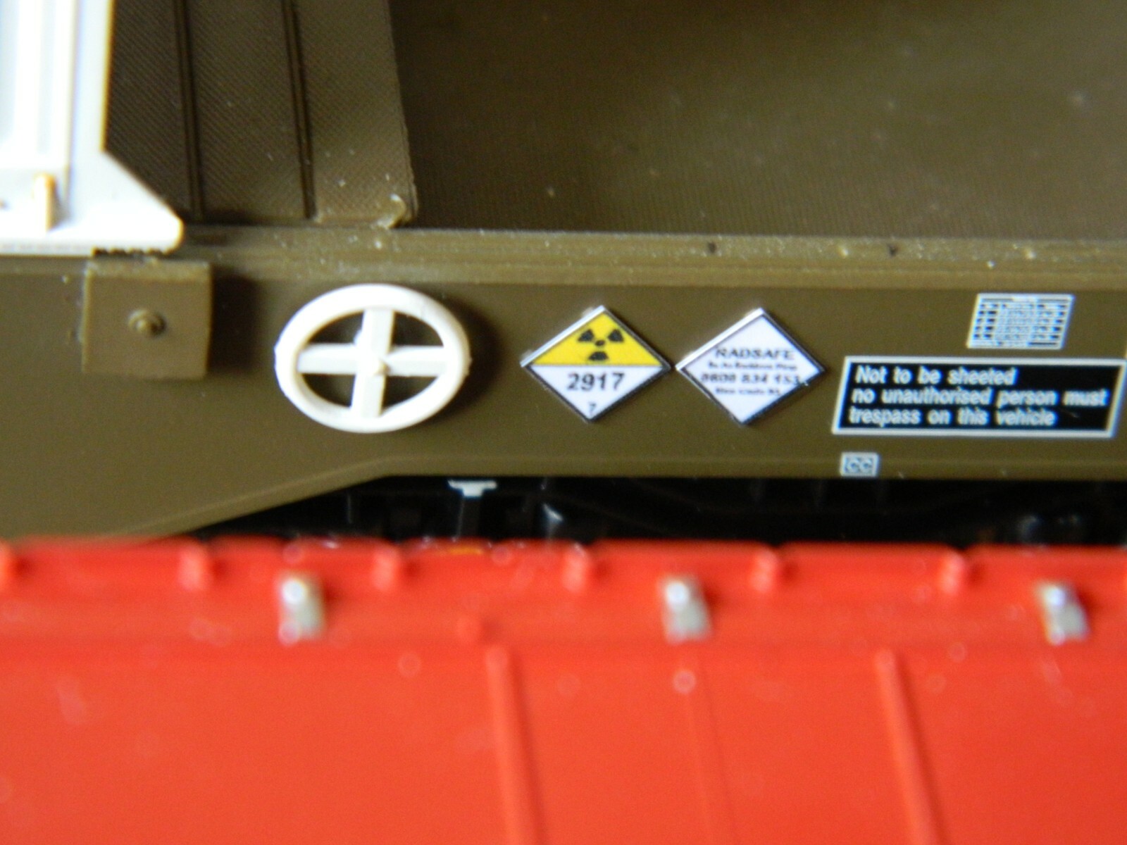 Radioactive Hazchem Labels for OO Accura Scale Bachmann Flask FNA PFA ...